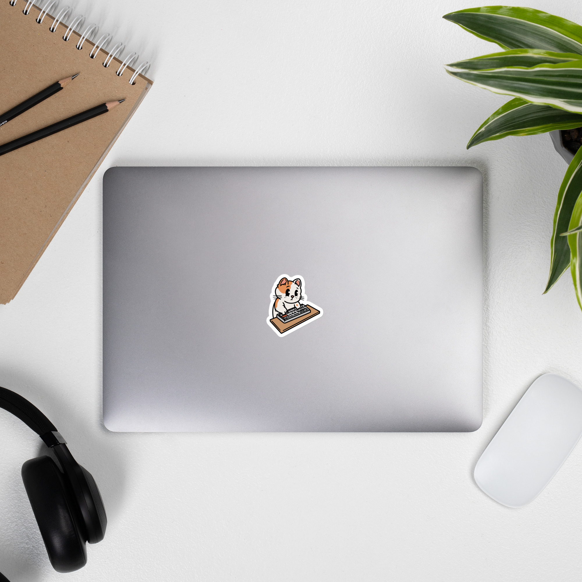 Cat Keyboard Sticker - Mech Keybs